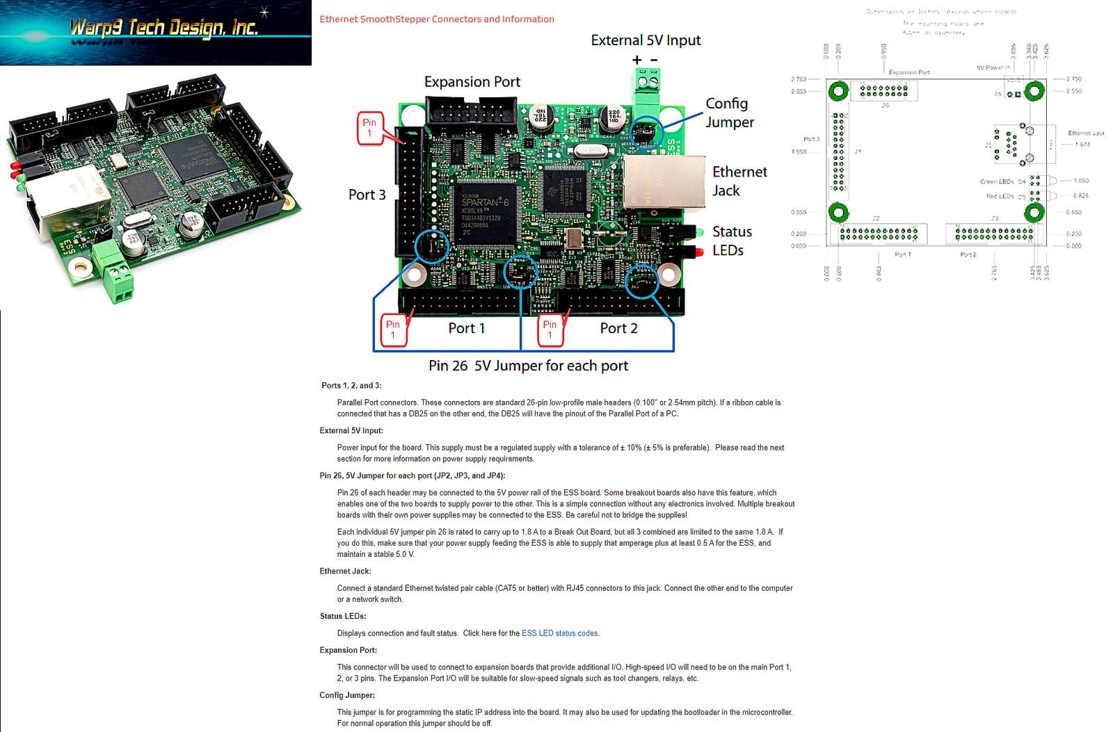 CNC Ethernet SmoothStepper Motion Controller Mach3 Mach4 Turnkey ...