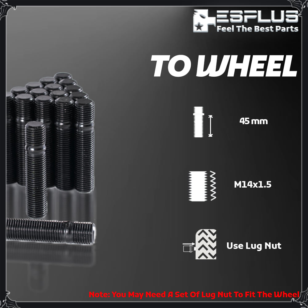 [20]BMW Mini Extended Wheel Stud Conversion M14x1.25 to M14x1.5 Fit F/G ...