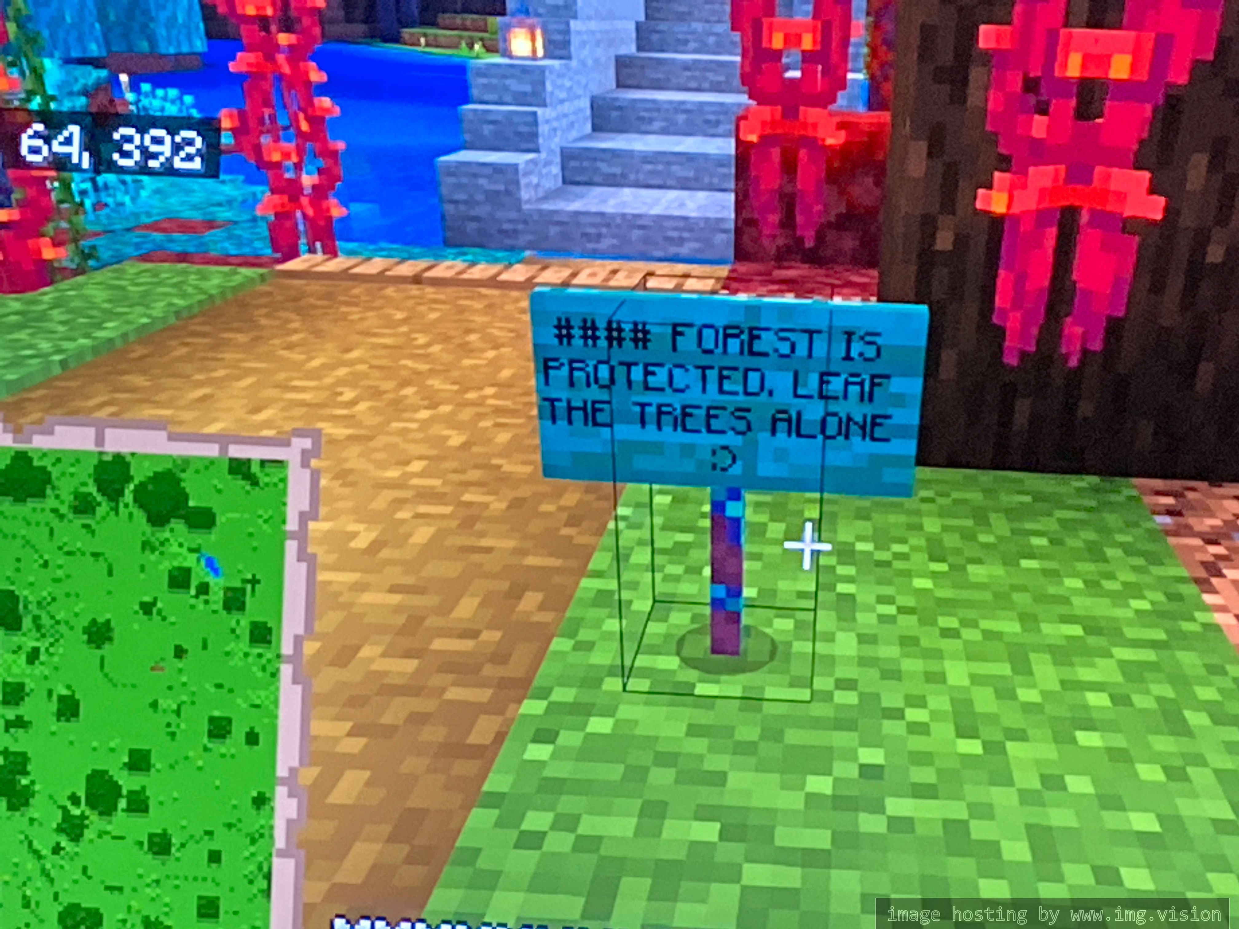 Signs not working properly? : r/Minecraft